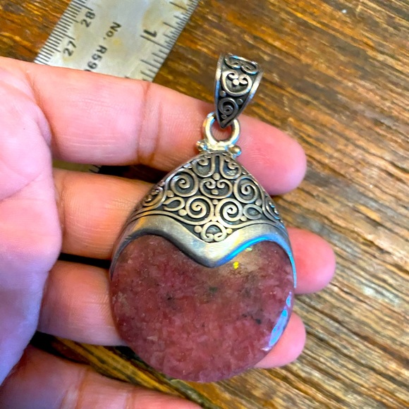 Jewelry | Sterling Silver Agate Pendant | Poshmark